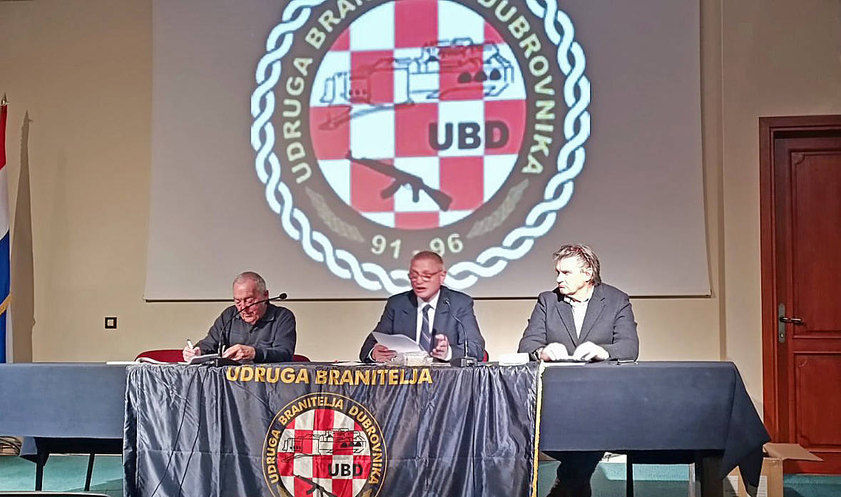 Održana Godišnja izvještajna Skupština UBD – Udruga branitelja Dubrovnika
